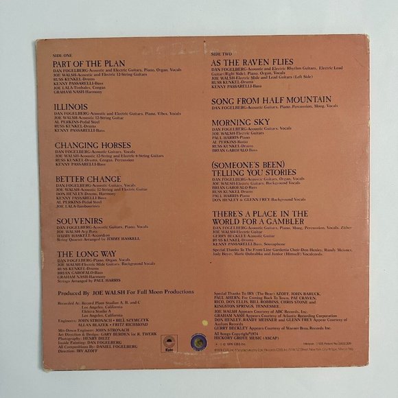 Other | Lot Of 2 Dan Fogelberg Vinyl Albums Souvenirs And Nether Lands ...